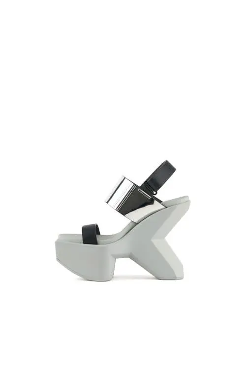 United Nude Boulder Sandal - Silver