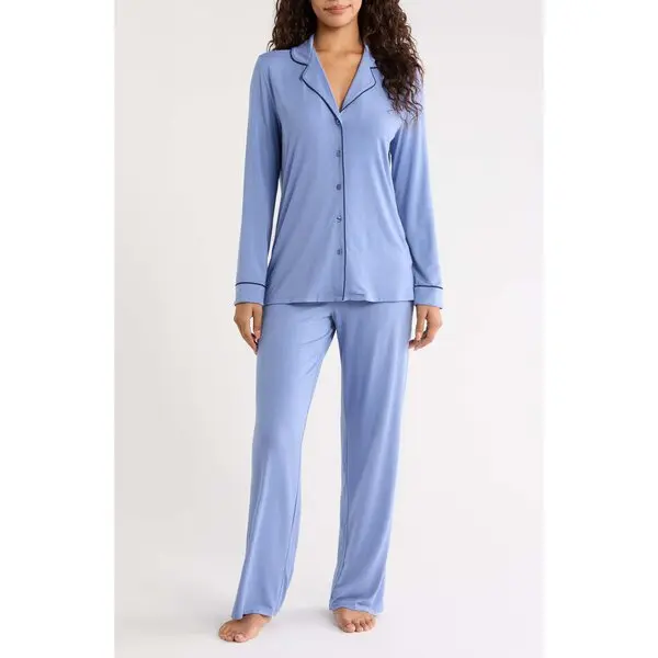 Nordstrom Moonlight Eco Knit Pajamas - Blue Beyond