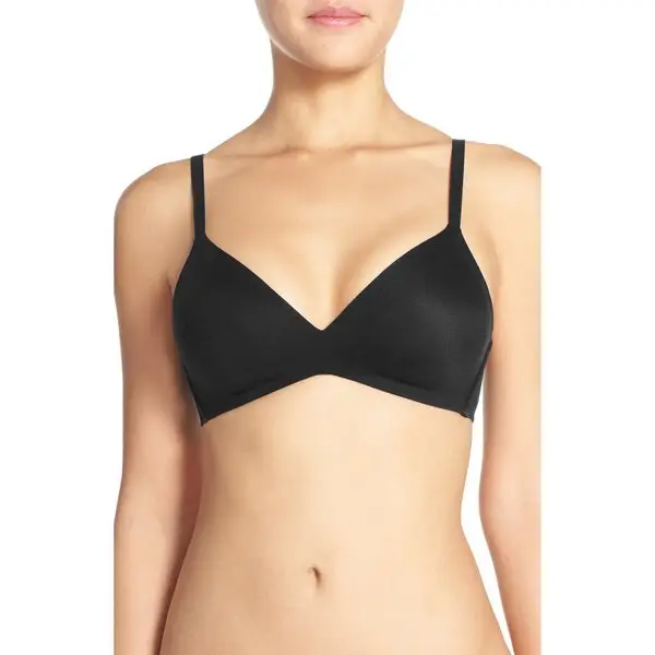Wacoal How Perfect Wire Free T-shirt Bra - Black
