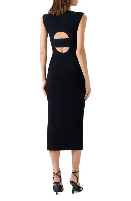 Akris Sleeveless Signature Jersey Midi Dress