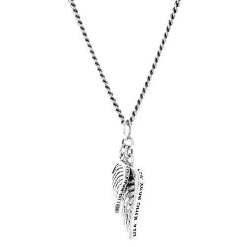 KING BABY STUDIO Double Wing Pendant Necklace