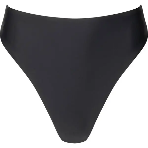 RAJ SWIM Kimmy High Waisted Bikini Bottom - Black