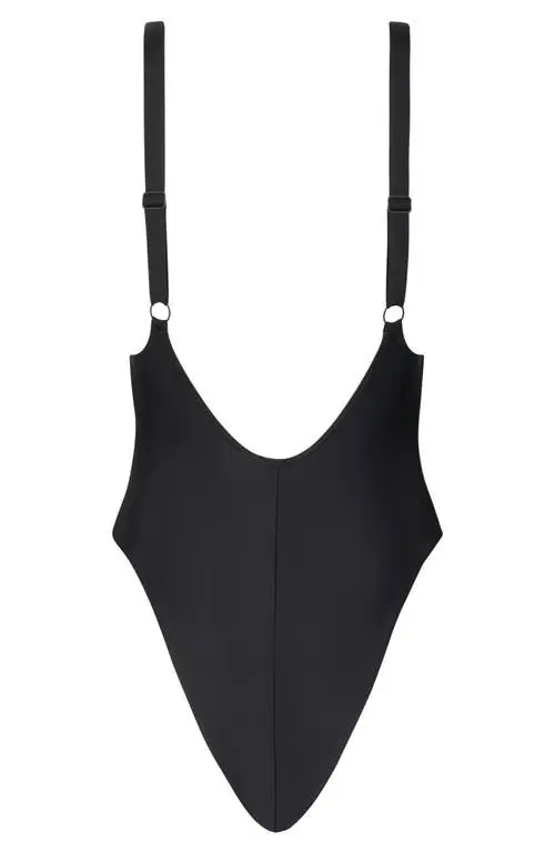 RAJ SWIM Landon Open Back One-piece Swimsuit - Black
