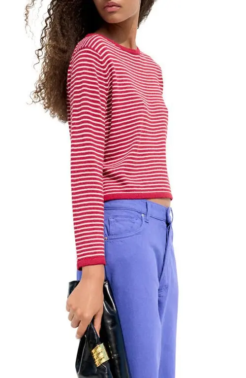 Mango Stripe Sweater - Red