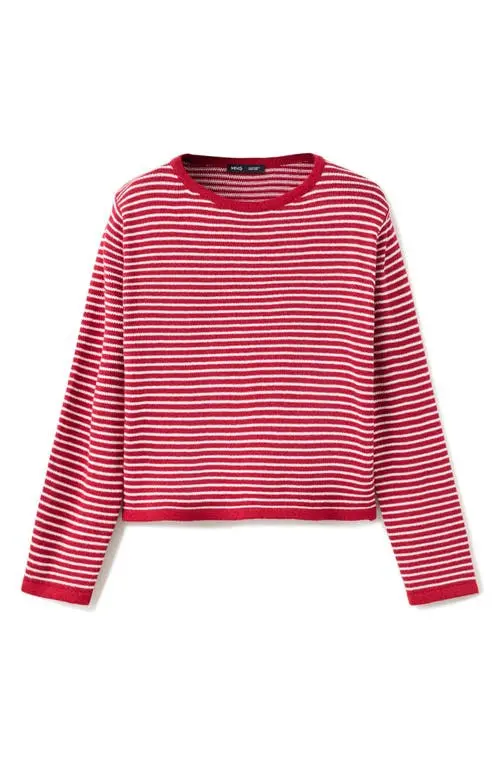 Mango Stripe Sweater - Red