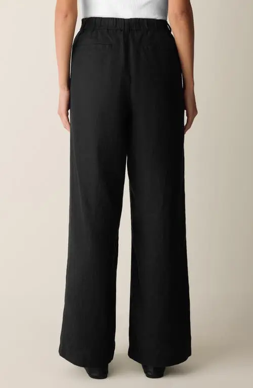 Eileen Fisher High-waisted Organic Linen Pants