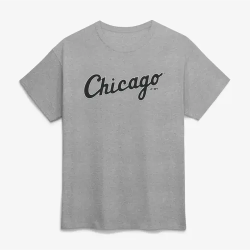 LOGO ATHLETIC Chicago White Sox Wordmark T-shirt - Heather Gray