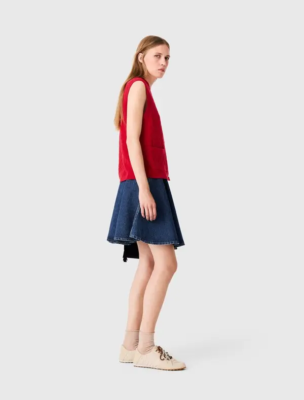 Maje Sleeveless Knit Top