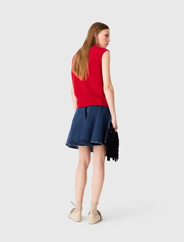 Maje Sleeveless Knit Top