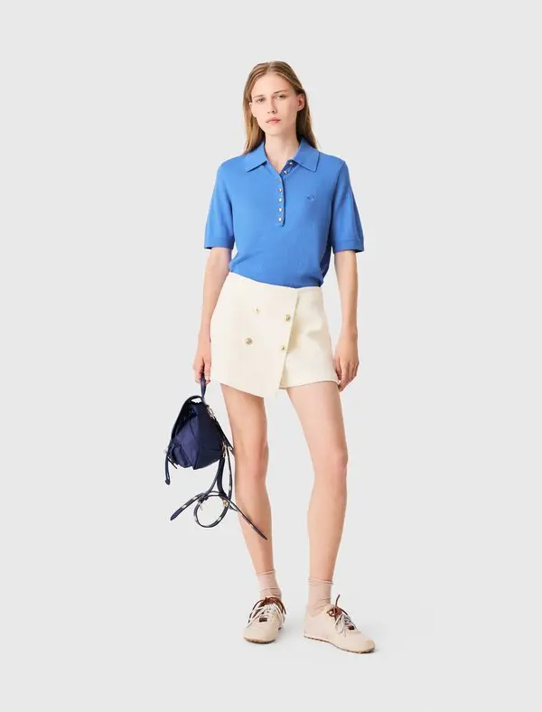 Maje Tweed Skort