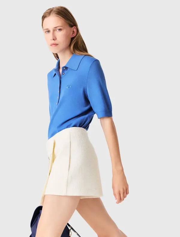 Maje Tweed Skort