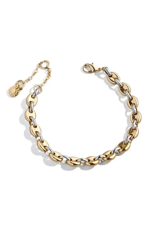 Baublebar Thalia Two Tone Mariner Link Bracelet - Gold Multi