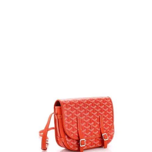 Goyard Belvedere Messenger Bag Coated Canvas With Leather Pm