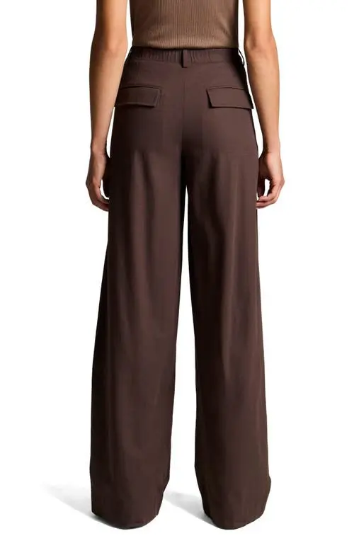 Vince Mid Rise Wide Leg Panel Pants