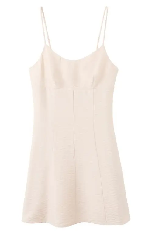 Mango Crinkle Sleeveless Minidress