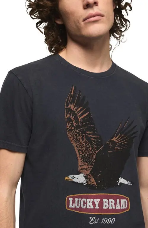 Lucky Brand Eagle Cotton Graphic T-shirt