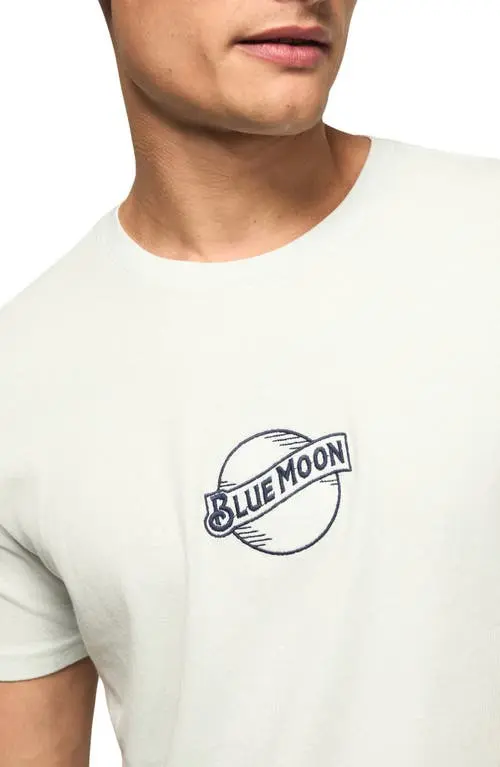 Lucky Brand Blue Moon Logo Graphic T-shirt
