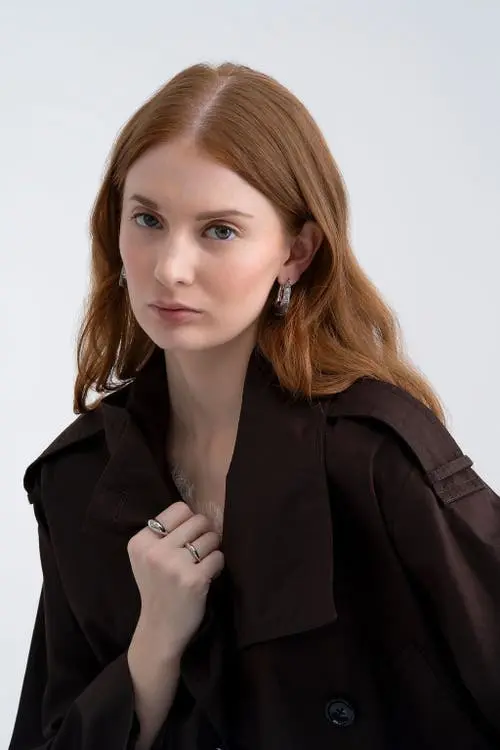 ZYNNIA COLLECTIVE Dome Slim Ring - Silver