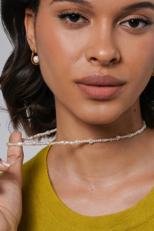 ZYNNIA COLLECTIVE Dew Pearl Necklace