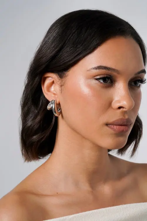 ZYNNIA COLLECTIVE Double Take Hoops