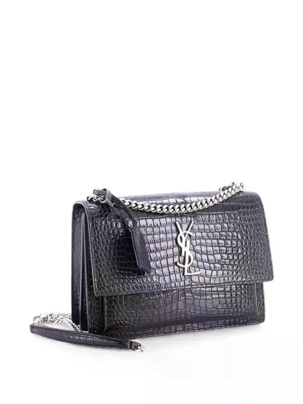 Saint Laurent Medium Sunset Bag - Black