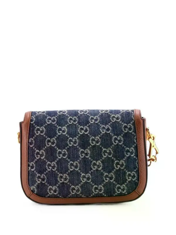 Gucci Horsebit 1955 Mini Shoulder Bag - Blue