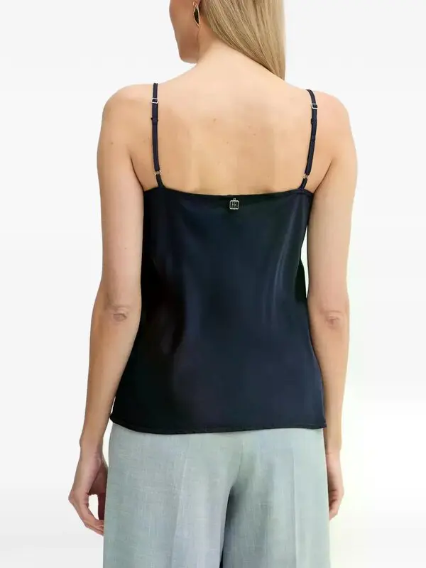 FRACOMINA V-neck Blouse With Adjustable Straps