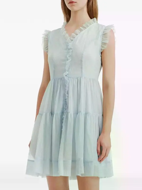 B+AB Ruffled Mini Dress