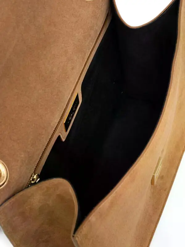 Luisa Spagnoli Suede Shoulder Bag