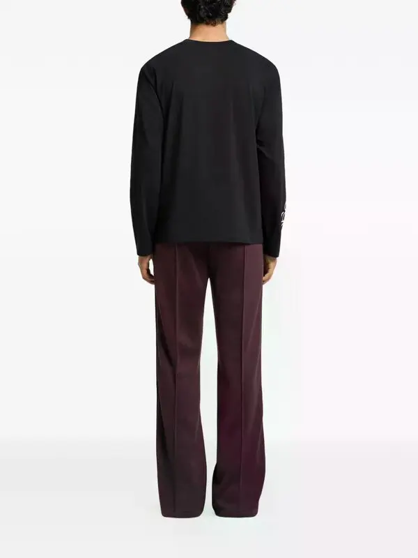COURREGES Logo-print Long-sleeved T-shirt