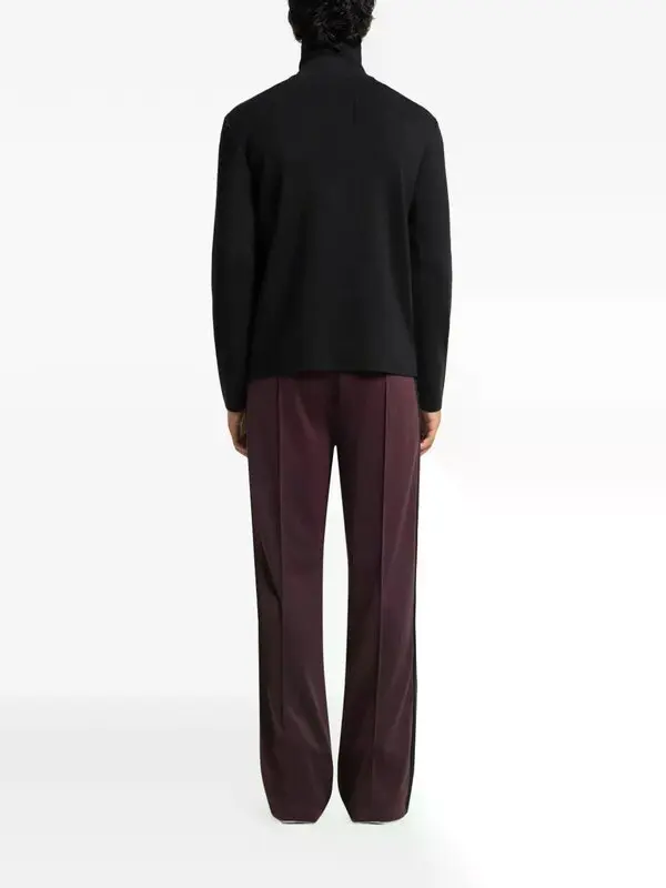 COURREGES Half-zip Logo Detail Sweater