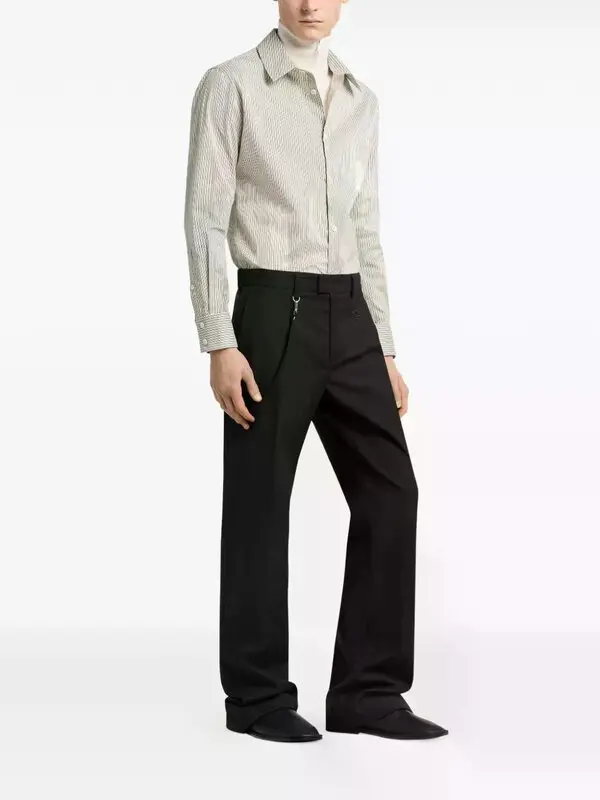 COURREGES Striped Poplin Shirt