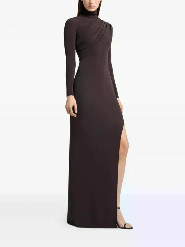 COURREGES Jersey Twist Detail Maxi Dress