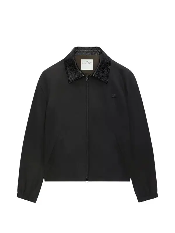 COURREGES Vinyl-collar Bomber Jacket