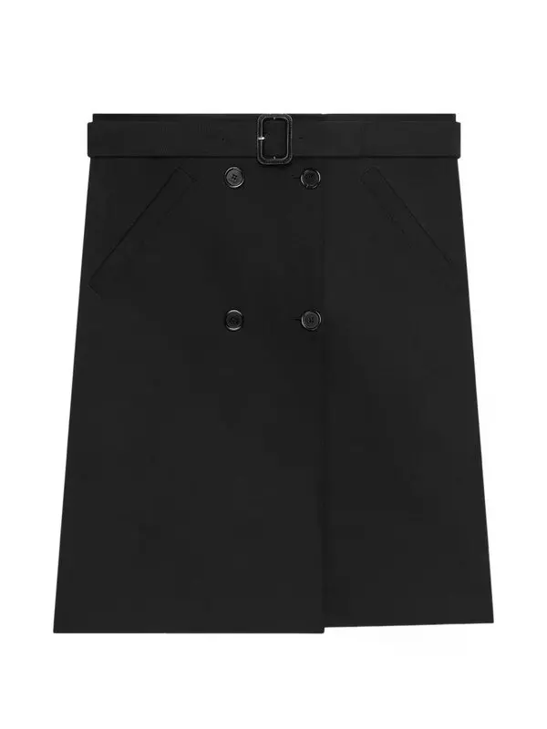 COURREGES Double-breasted Belted Mini Skirt