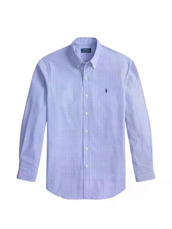 Polo Ralph Lauren Checked-pattern Logo-embroidered Shirt