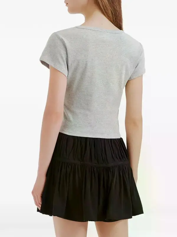 B+AB Embroidered Patch T-shirt