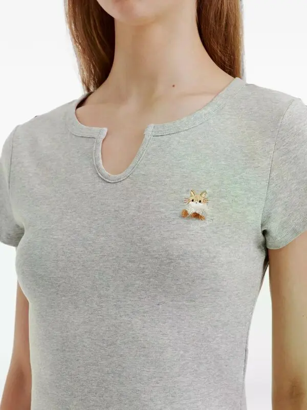 B+AB Embroidered Patch T-shirt