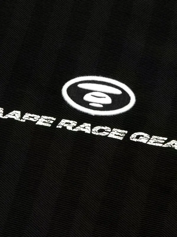 AAPE BY *A BATHING APE Moonface Logo-patch Panelled Tank Top