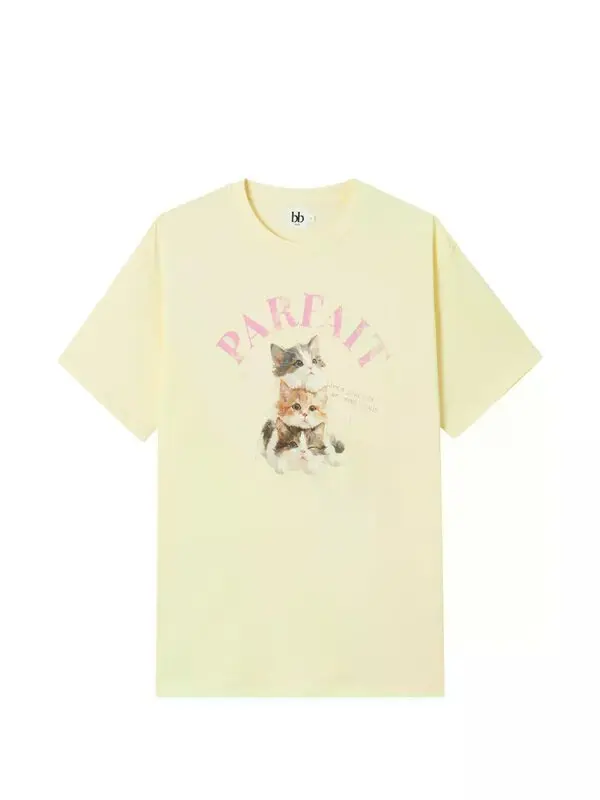 B+AB Graphic Print Cotton T-shirt