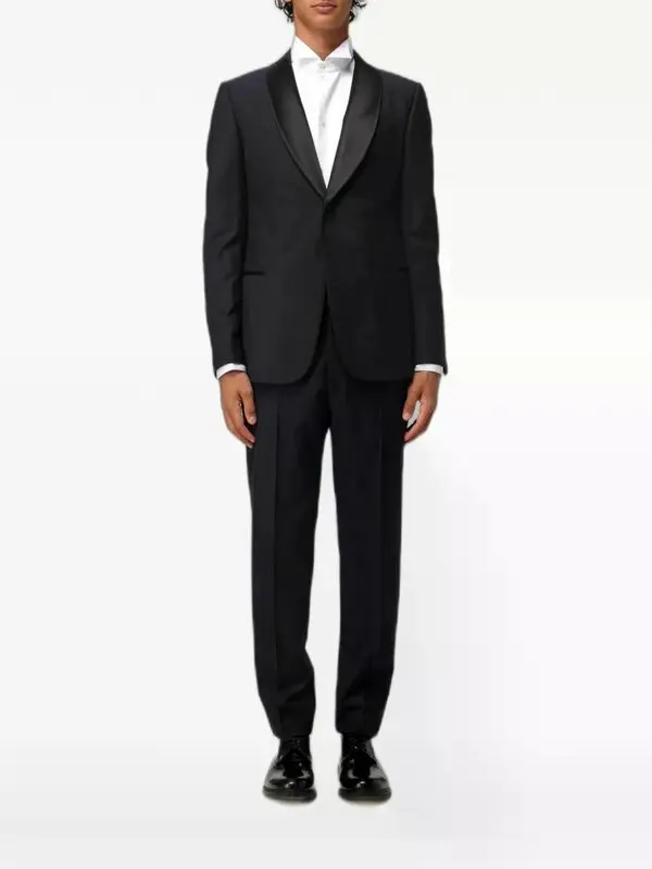 Emporio Armani Shawl-lapel Virgin-wool Suit