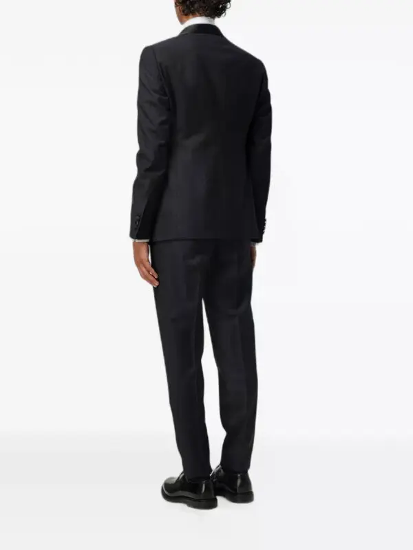 Emporio Armani Shawl-lapel Virgin-wool Suit