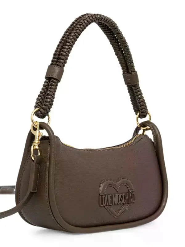 Moschino Braided Handle Satchel
