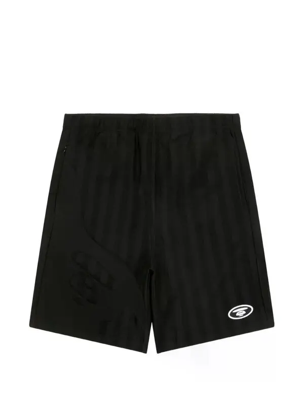 AAPE BY *A BATHING APE Logo-patch Striped Shorts