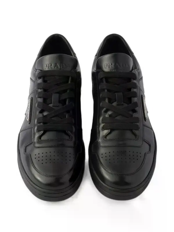 Prada Downtown Leather Sneakers