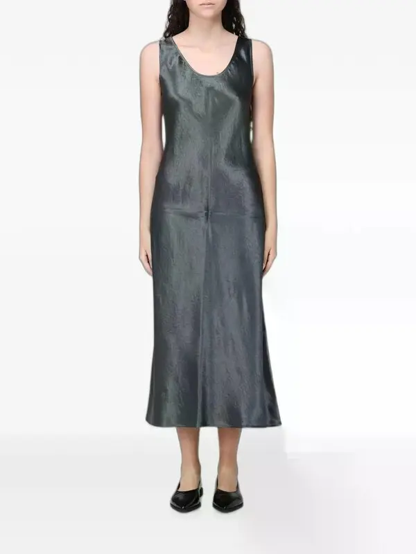 Max Mara Satin Midi Dress