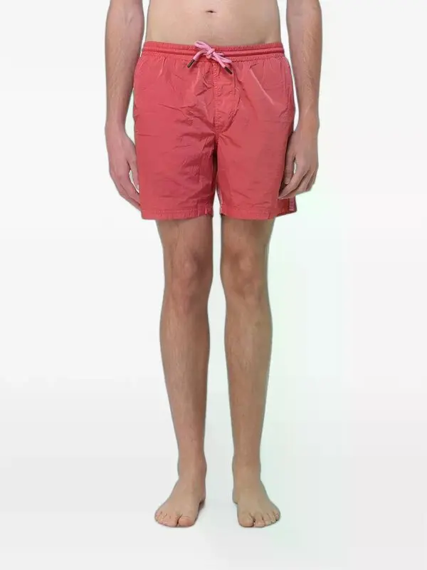 BLAUER. Swim Shorts With Side Stripe Detail