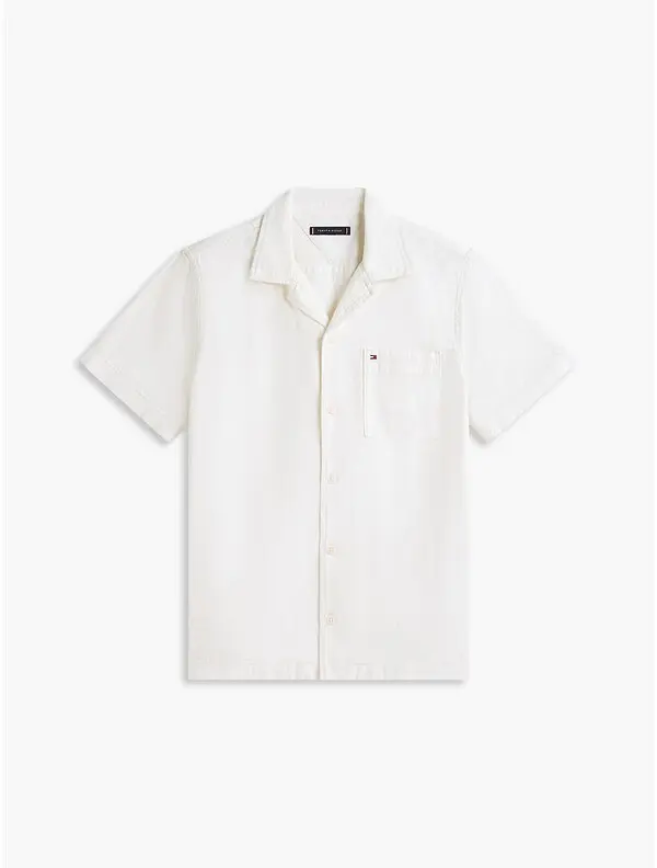 Tommy Hilfiger Regular Fit Denim Camp Shirt