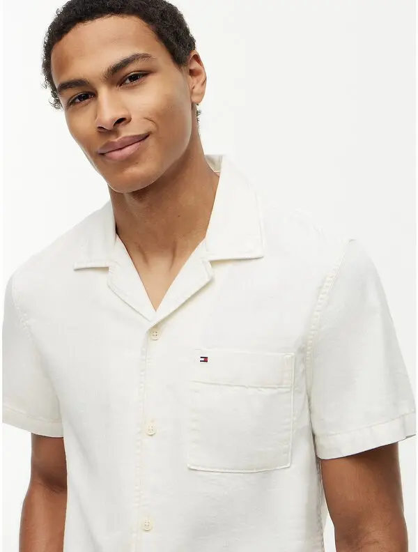 Tommy Hilfiger Regular Fit Denim Camp Shirt
