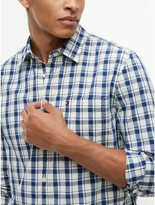 Tommy Hilfiger Regular Fit Check Dobby Pocket Shirt